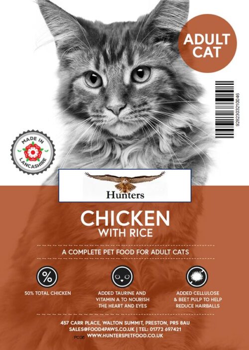Hunters Adult Cat - Chicken - Hunters Quality Pet Foods